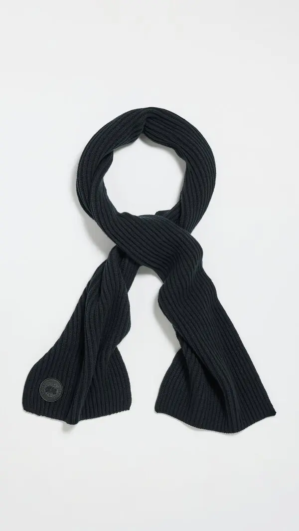 Canada Goose Cashmere Blend Rib Scarf
