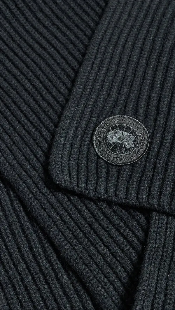 Canada Goose Cashmere Blend Rib Scarf