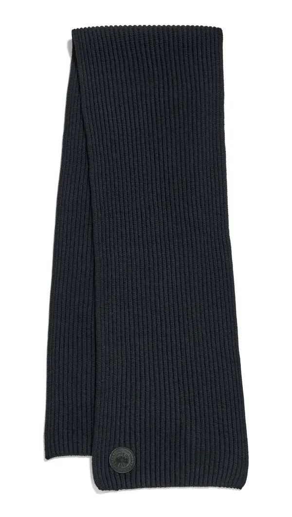Canada Goose Cashmere Blend Rib Scarf