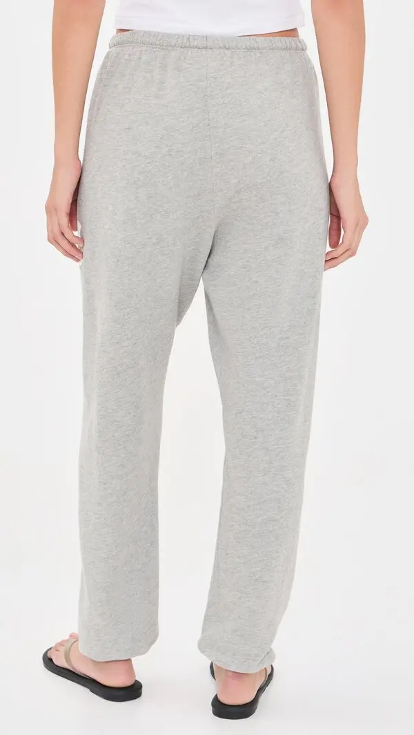 FREECITY Heather Sweatpants With Logo Lettering