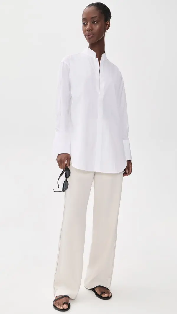 Comme Si Mandarin Collar Shirt