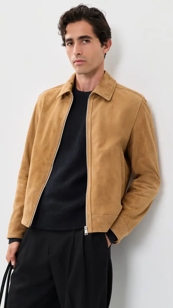 BOSS Suede Leather Jacket