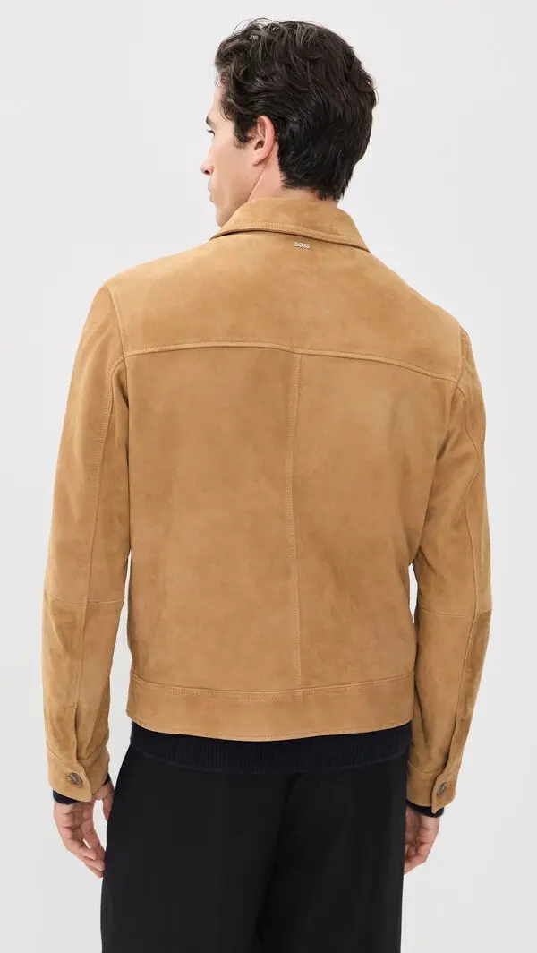 BOSS Suede Leather Jacket