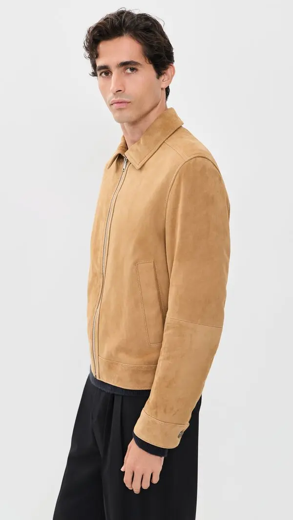 BOSS Suede Leather Jacket