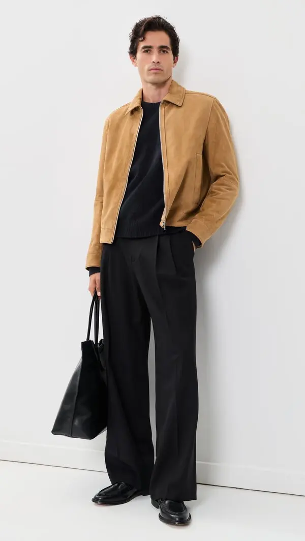 BOSS Suede Leather Jacket