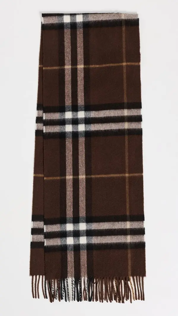 Burberry Giant Check Cashmere Scarf