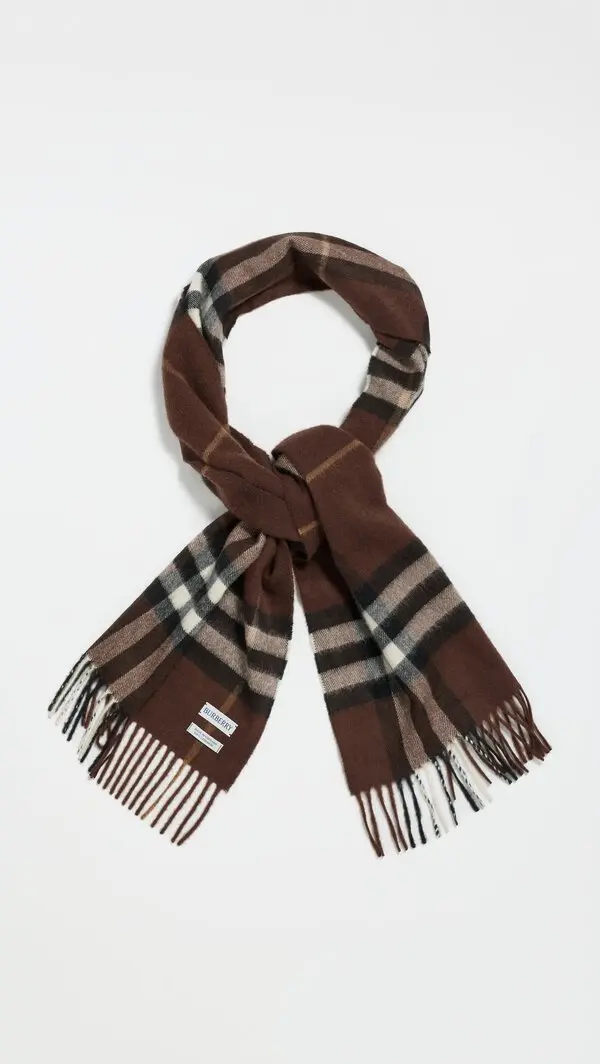 Burberry Giant Check Cashmere Scarf