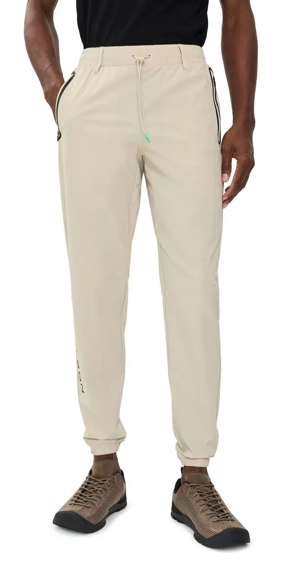 MALBON Performance Nylon Tech Pants - Tan