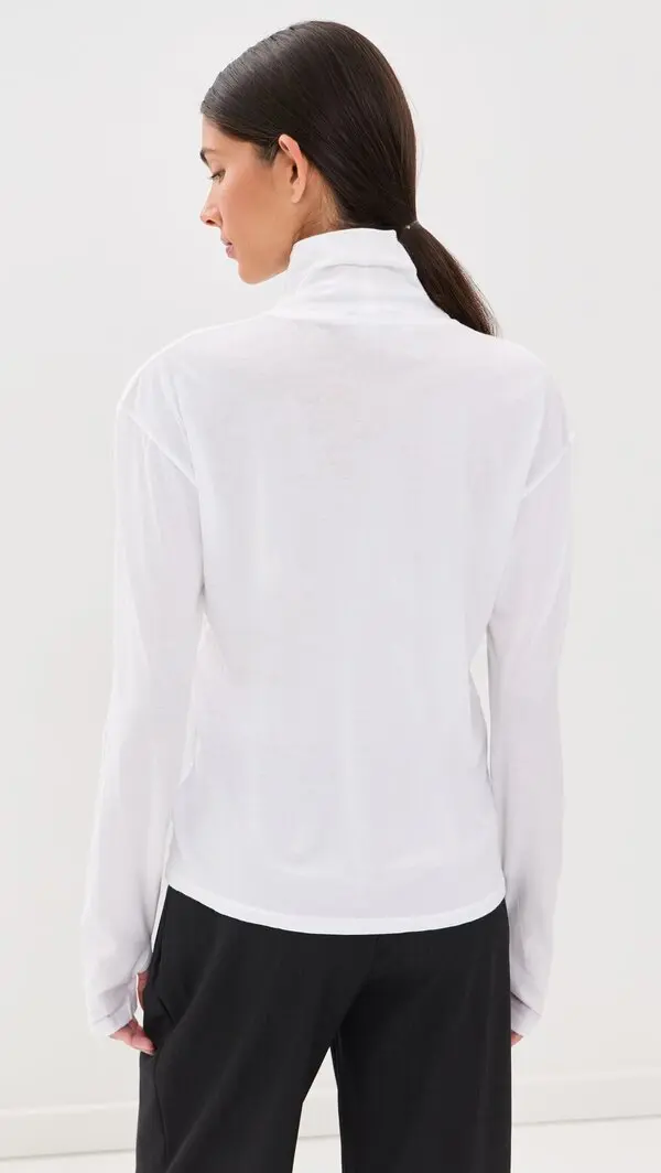 TWP Abby Cotton Turtleneck Top