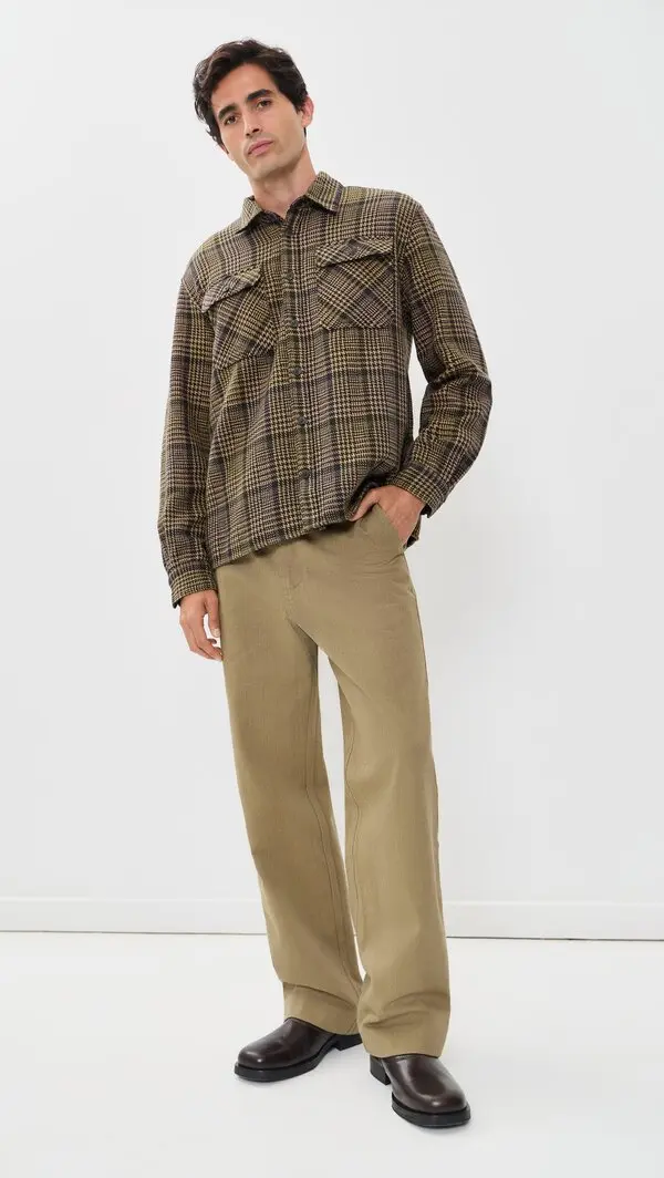 Barbour Millom Relaxed Houndstooth Shirt