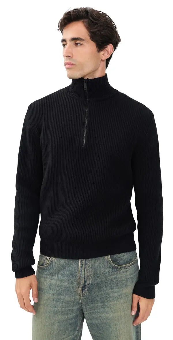 Canada Goose Mckinney 1/4 Zip Sweater - Black