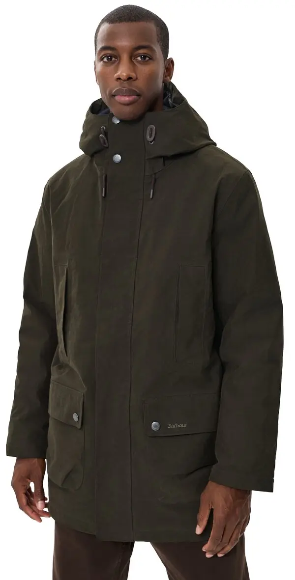Barbour Northfield Winter Parka - Dark Sage