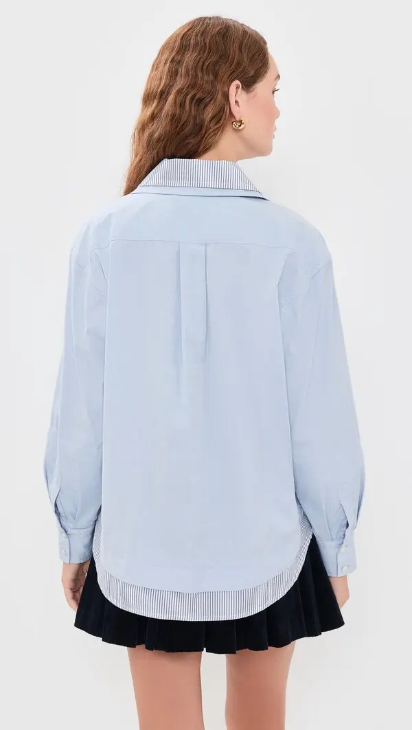 Sea Zayna Double Layered Button Down