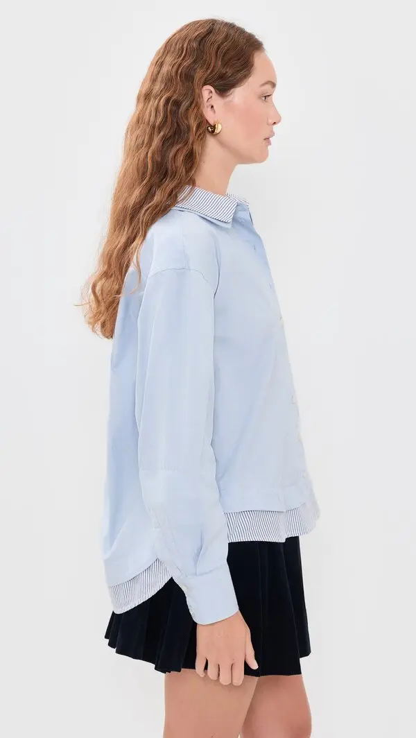 Sea Zayna Double Layered Button Down