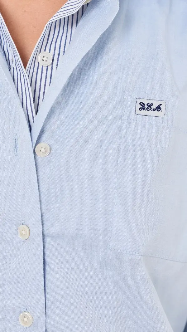 Sea Zayna Double Layered Button Down