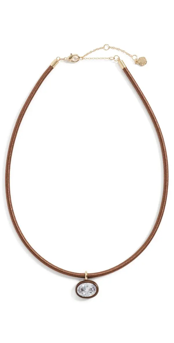 Baublebar Lindsey Crystal Collar Necklace - Brown