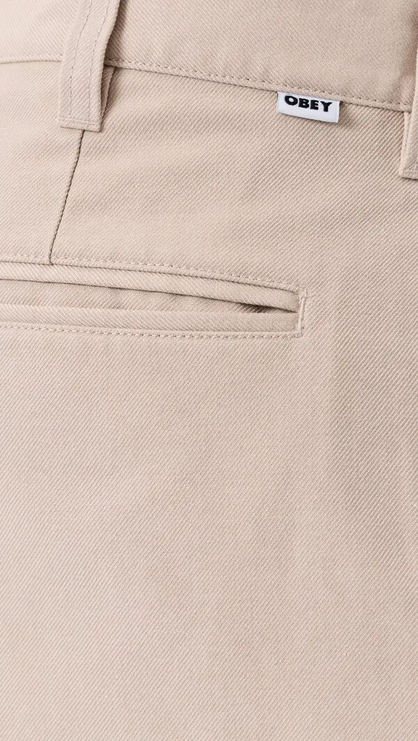 Obey Dean Pleated Shorts