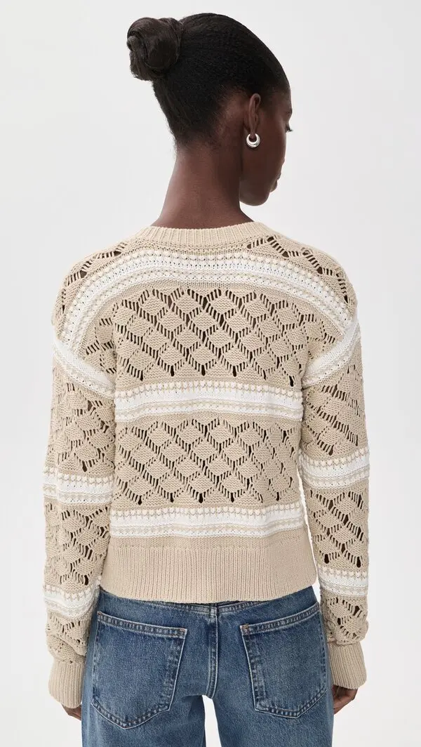 Splendid Bennett Cardigan - Wheat/shell