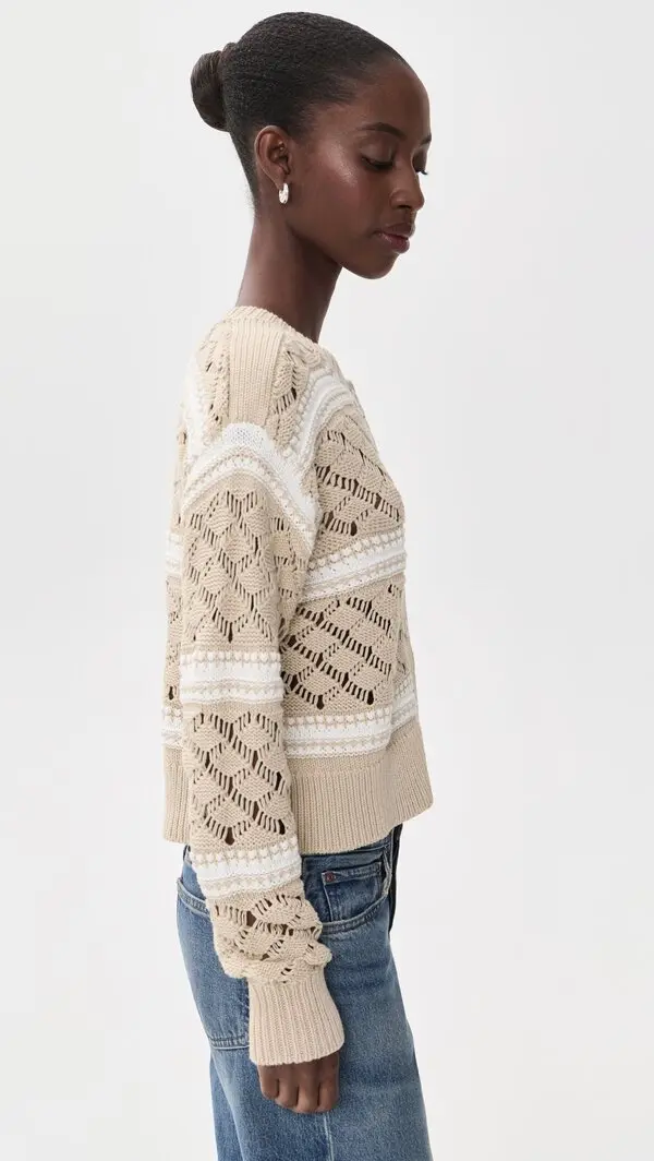 Splendid Bennett Cardigan - Wheat/shell