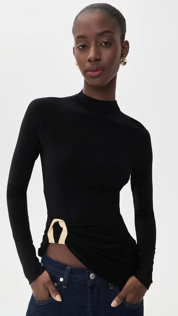 Aje Luma Hardware Jersey Top