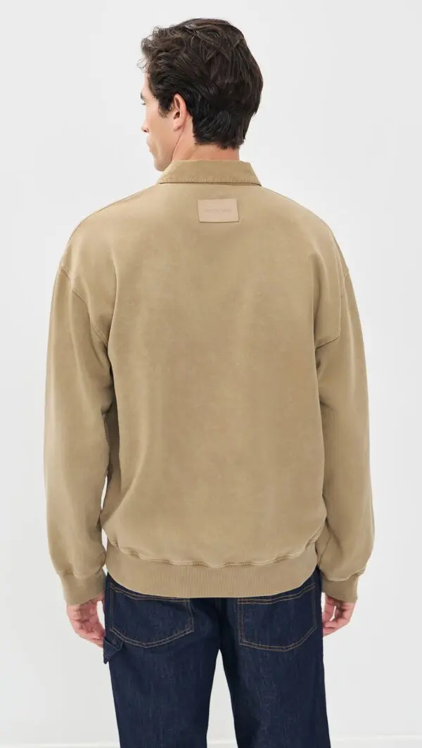 Helmut Lang Garment-dyed French Terry Polo