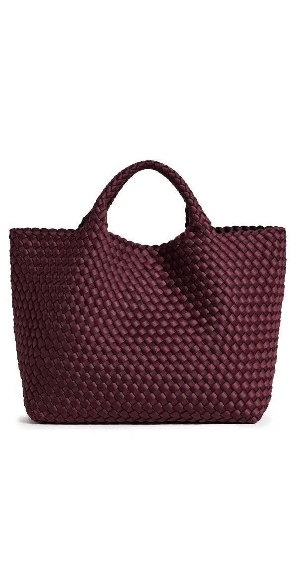 NAGHEDI St. Barths Medium Tote - Bordeaux