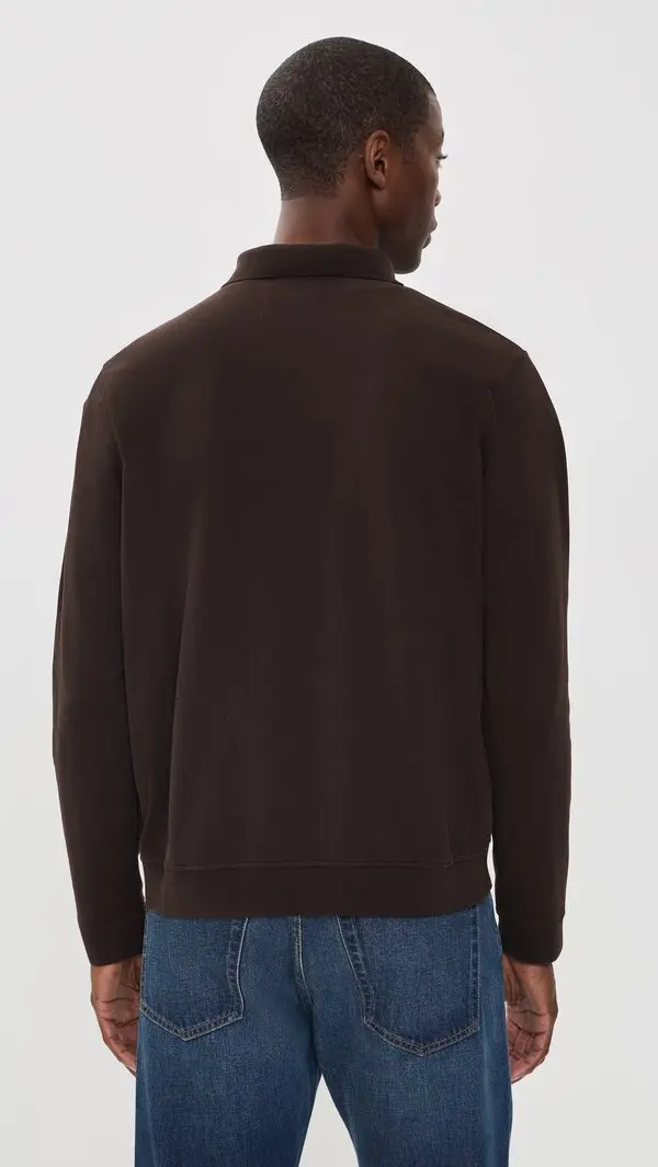 Citizens Of Humanity Long Sleeve Banded Polo Shirt