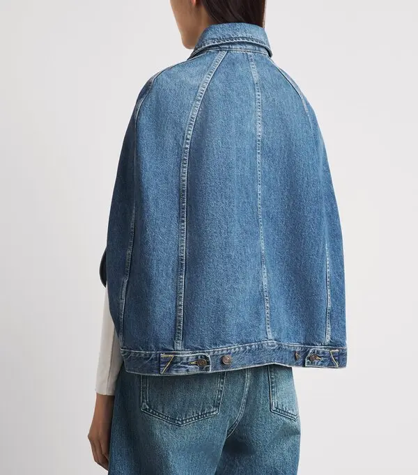 7 For All Mankind Denim Cape