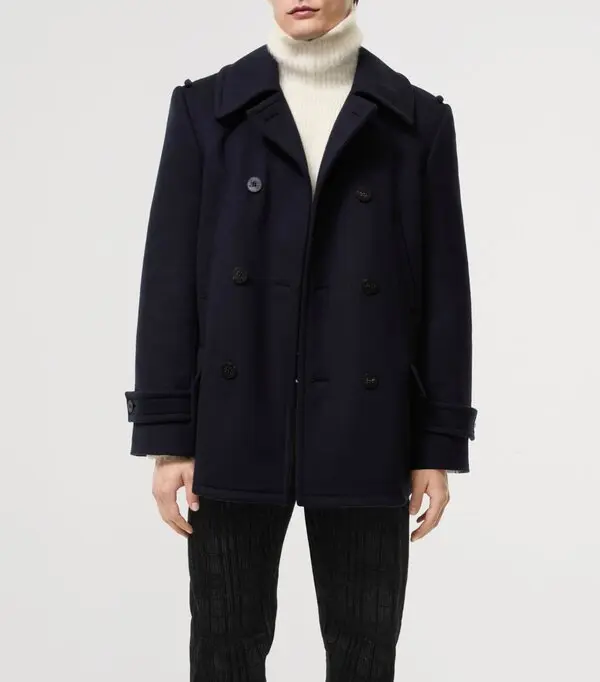 Burberry Wool-cashmere Pea Coat