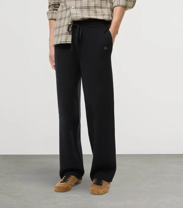 Burberry Cashmere-blend Ekd Track Pants