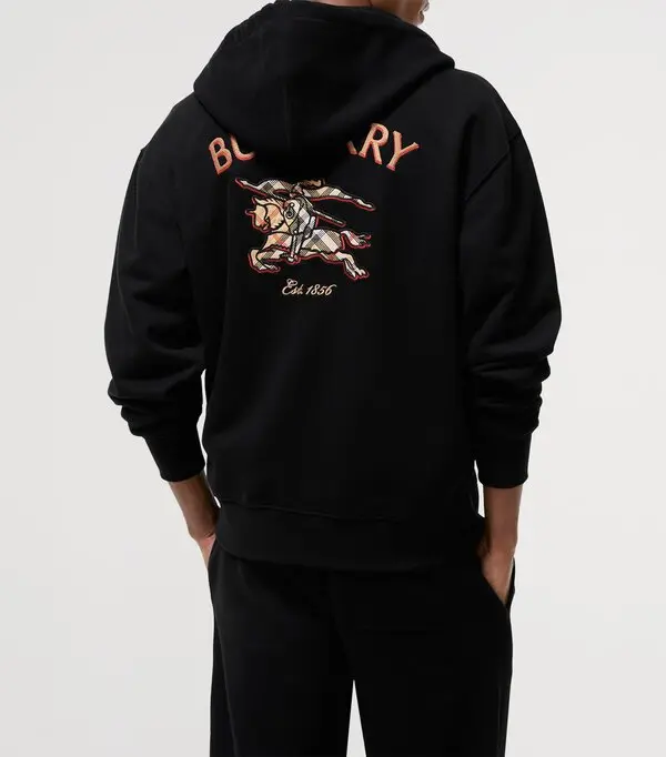 Burberry Cotton Ekd Zip-up Hoodie