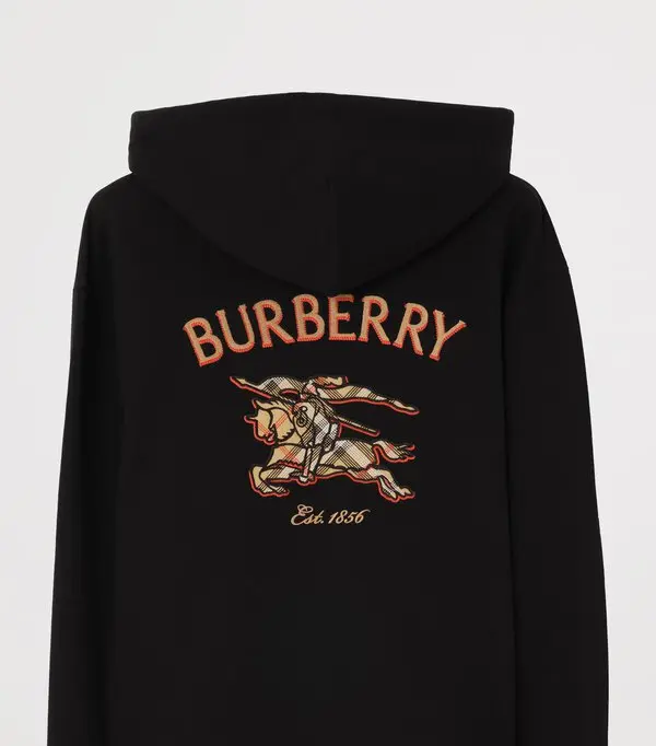 Burberry Cotton Ekd Zip-up Hoodie
