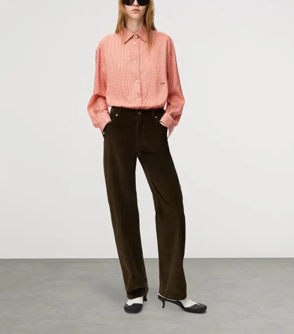 Loewe Corduroy Straight-leg Trousers