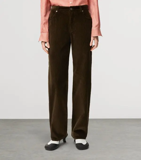 Loewe Corduroy Straight-leg Trousers