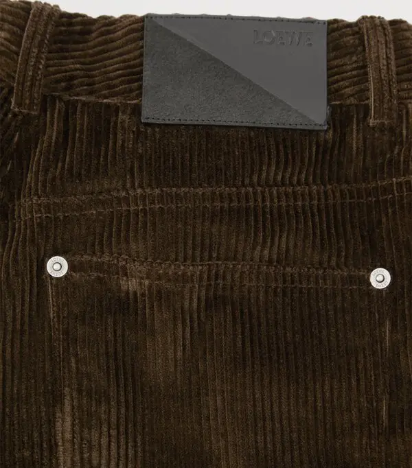 Loewe Corduroy Straight-leg Trousers