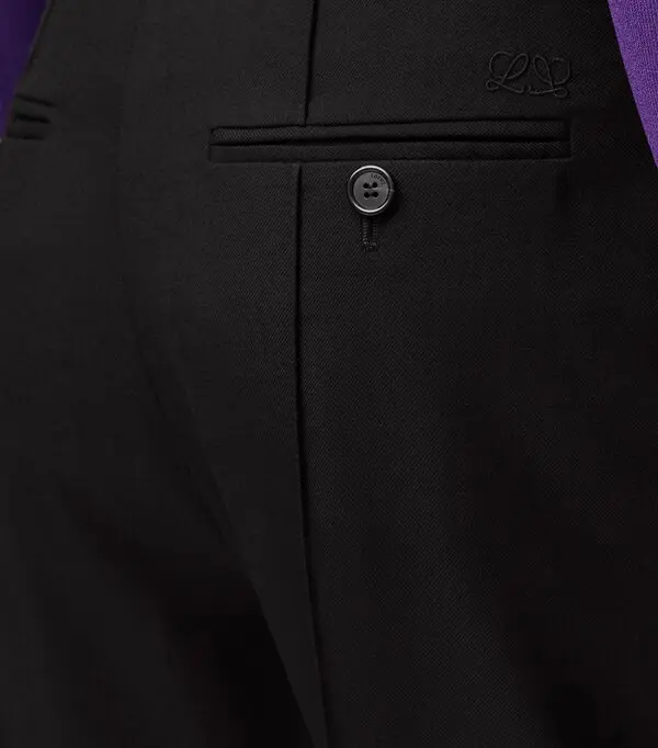 Loewe Wool-blend Tapered Trousers