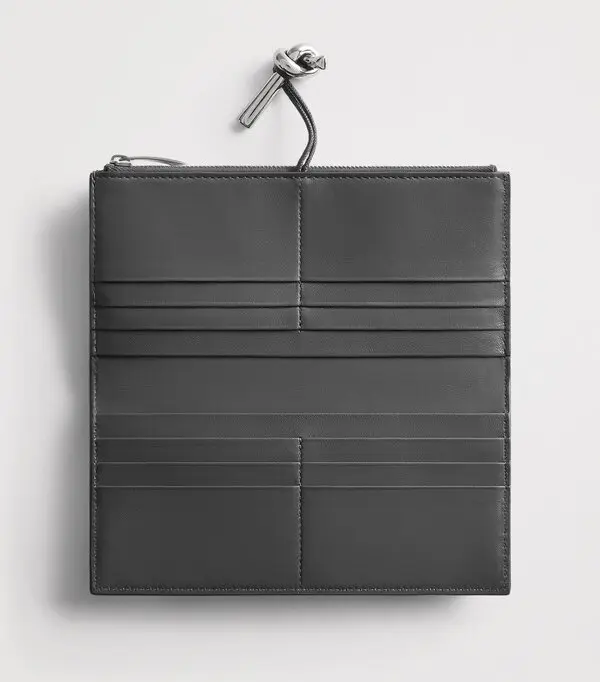 Bottega Veneta Leather Andiamo Long Wallet
