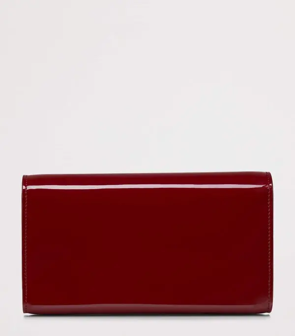 CHRISTIAN LOUBOUTIN Bettina Soft Patent Wallet-on-chain - Red