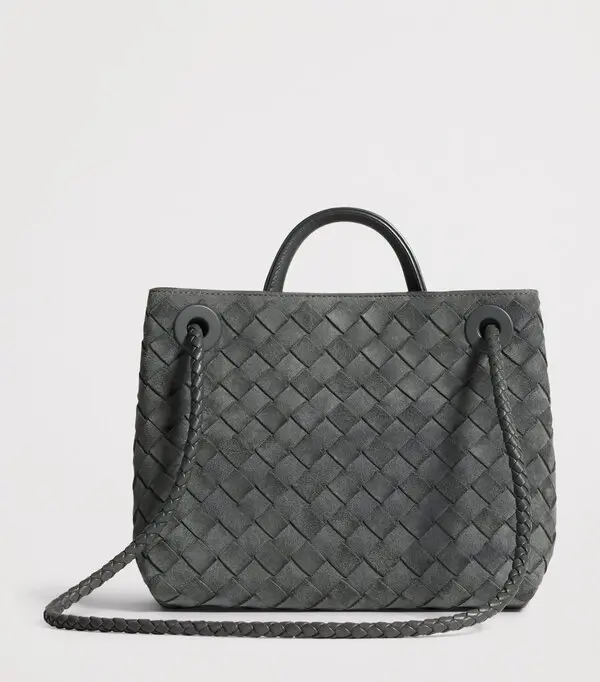 Bottega Veneta Small Suede Andiamo Top-handle Bag