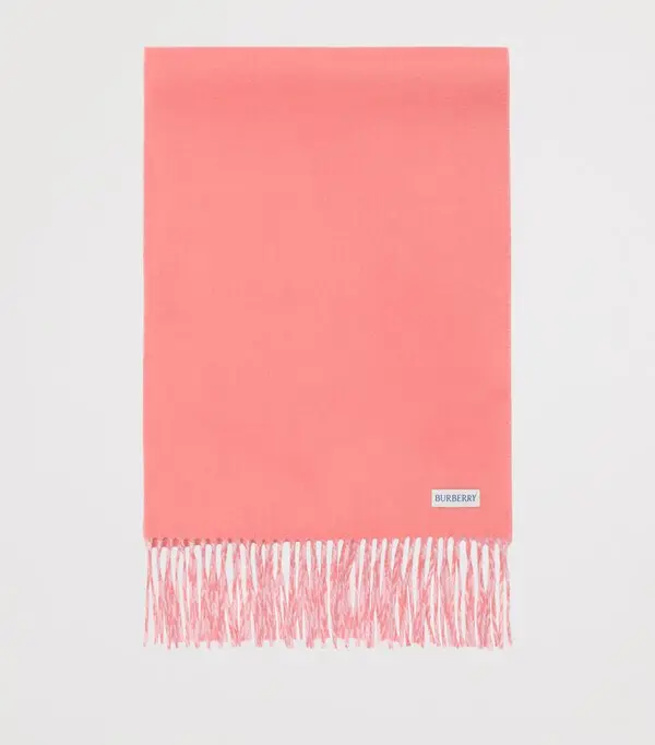 Burberry Cashmere Ekd Stamp Scarf