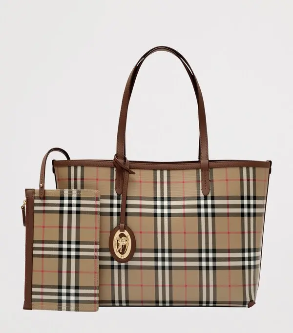 Burberry Small Check Tote Bag