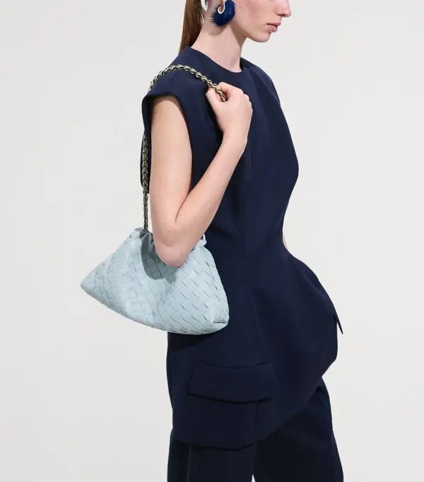 Bottega Veneta Leather Dustbag Shoulder Bag