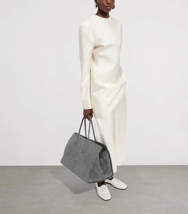 Bottega Veneta Large Suede Barbara Tote Bag