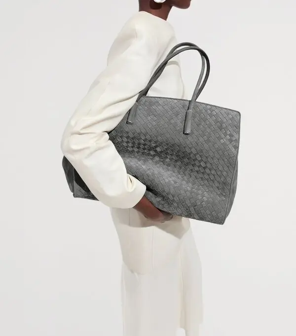 Bottega Veneta Large Suede Barbara Tote Bag