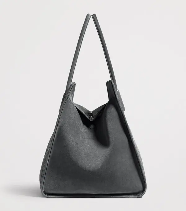 Bottega Veneta Large Suede Barbara Tote Bag