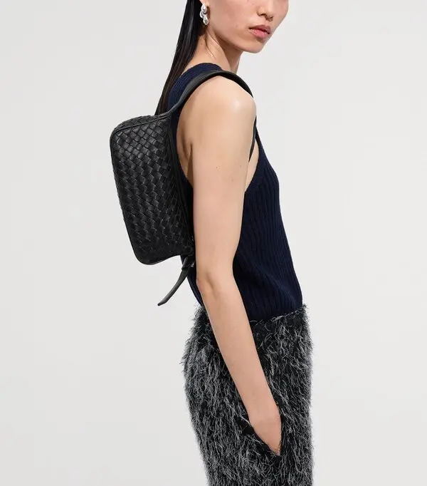 Bottega Veneta Nappa Leather Nodo Shoulder Bag