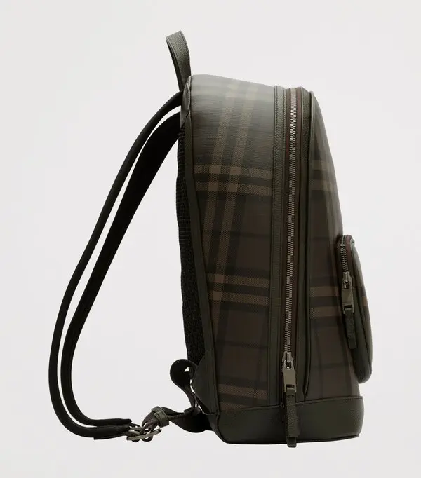 Burberry Canvas City Check Backpack