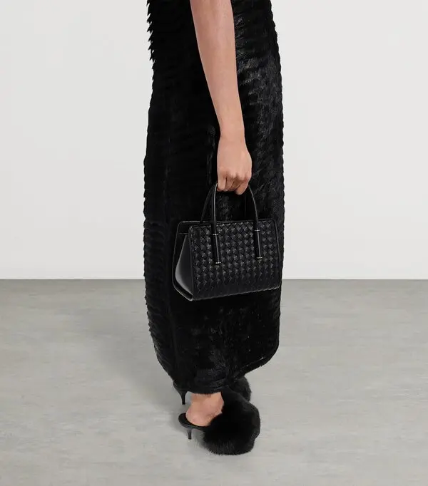 Bottega Veneta Barbara Woven Leather Tote Bag