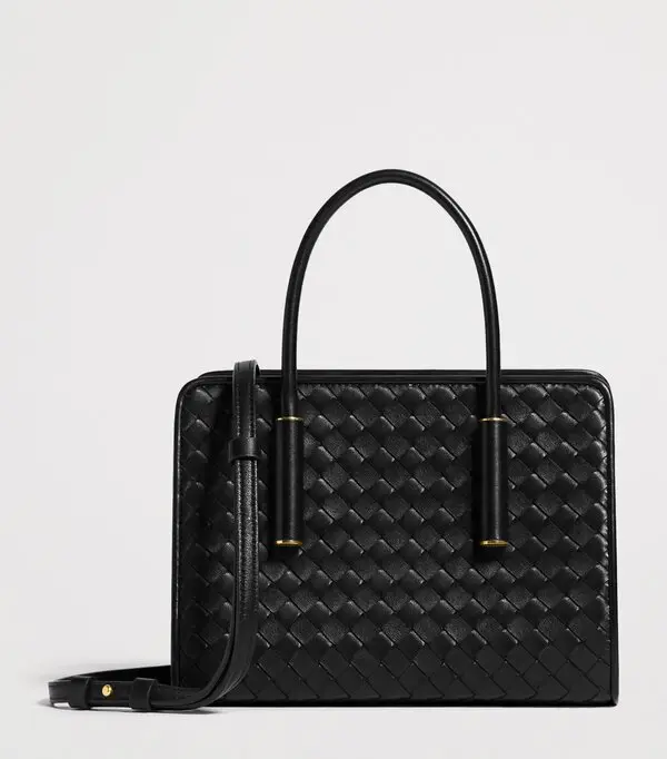 Bottega Veneta Barbara Woven Leather Tote Bag