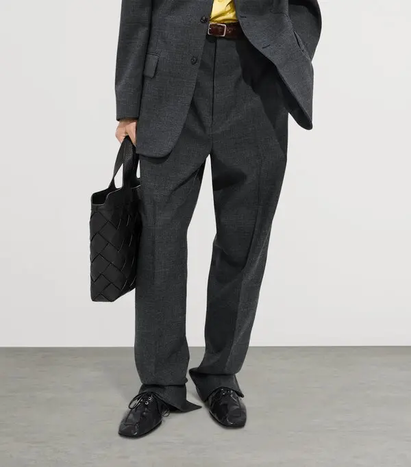 Bottega Veneta Leather Diago Briefcase